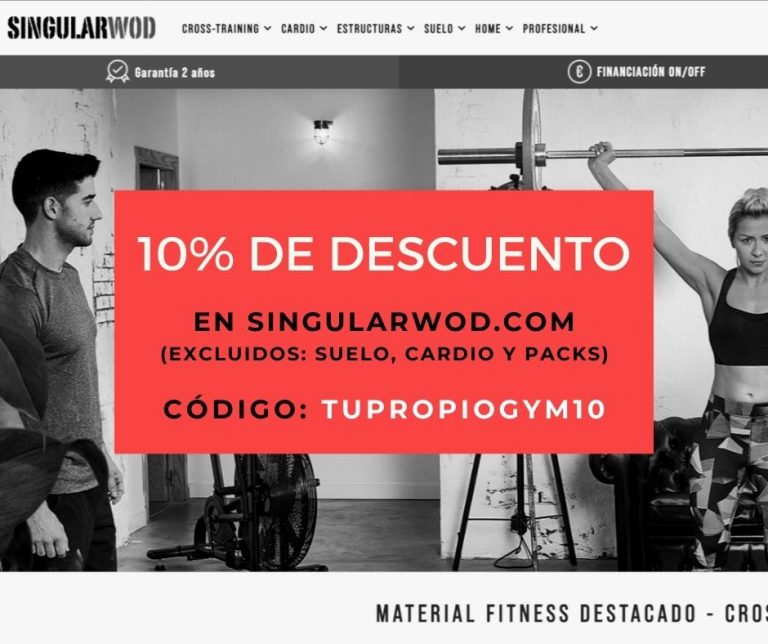 Cupones de descuento en tiendas fitness | 2025